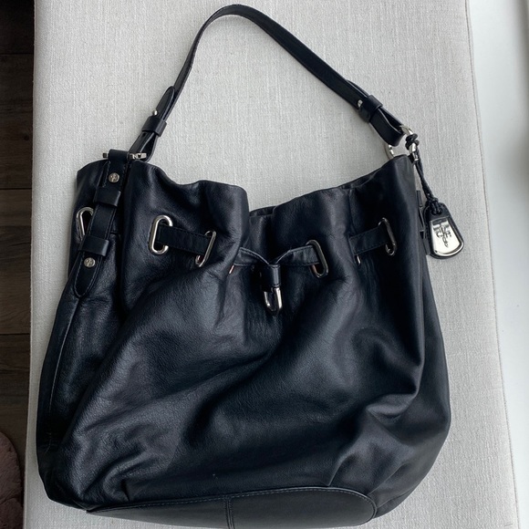 Cole Haan | Bags | Cole Haan Leather Bucket Purse | Poshmark